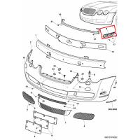 China For Bentley Continent Flying Spur 2010-2013 Front Right Bumper Bracket OEM 3W5807184 for sale