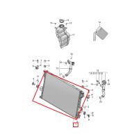 China For New Bentley Continental GT Flying Spur 6.0 Auto Engine Parts Radiator Water Tank OEM 971121253B for sale