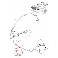 China For Bentley Continent Flying Spur 2009-2012 Front Left Bumper Headlight Washer Cover OEM 3W5955101B 3W5955101C for sale