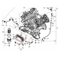 China For Bentley Flying Spur Continental GT GTC 2014-2019 Oil Cooler OEM 079117015K for sale