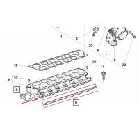 China For Bentley Flying Spur Continental GT New SuperSports 2014-2019 1pair/2pcs Engine Intake Manifold Lower Part Gasket OEM 07C129717D for sale