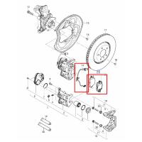 China For Bentley Bentayga (2017+) Rear Brake Pad kit OEM 4M0698451BJ 4M0698451C 4M0698451T 4M0615121P 8W0615121E for sale