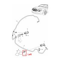 China For Bentley Continental Old Model GT Headlamp Left Cleaning Nozzle Mounting Bracket OEM 3W0955103A for sale