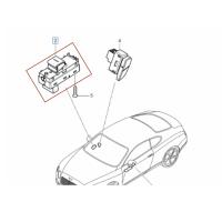 China For Bentley Continental GT Flying Spur Supersports Coupe 2005 Window Switch Front Passenger OEM 3W0959858E for sale