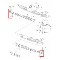 China For Bentley Continental Flying Spur Front Outer Tie Rod Ends OEM 4E0419811E for sale