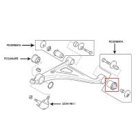 China For Bentley Arnage Front Lower Control Arm Bushing OEM PD30984PA for sale