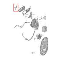 China For Bentley Bentayga Flying Spur Door Inner Left Handle Cover OEM 4W0837307 for sale