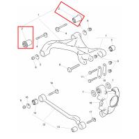 China For Bentley Mulsanne Rear Upper Suspension Control Arm Bushing OEM 3Y0511415 for sale