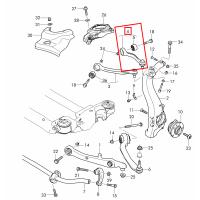 China For Bentley Flying Spur Front Suspension Upper Left Bending Control Arm OEM 3W0407509 4E0407509F for sale