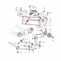 China For Bentley Continental GT Flying Spur Control Arm Front Upper Right Straight Arm OEM 3W0407506 4E0407506F for sale