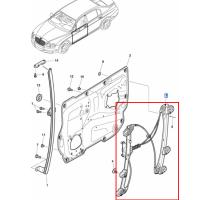 China For Bentley 2005-2013 Continental Flying Spur Front Right Window Elevator Cable OEM 3W5837462B for sale
