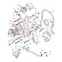 China For Bentley Continental Gt Gtc & Flying Spur & Mulsanne Coolant / Water Pump OEM 07D121008B for sale