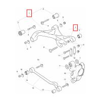 China For Bentley Mulsanne Rear Upper Swing Arm Assembly OEM 3Y0505323C 3Y0505324C for sale