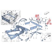 China For Ferrari 458 Italy Spider Rear Bumper Mounting Bracket Left & Right OEM 85732800 85732700 for sale
