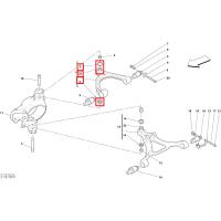China For Ferrari 430 599 612 360 Upper Control Arm Ball Joint & Gaiters OEM 203633 171848 for sale
