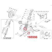 China For Ferrari 296 458 488 F8 Shock Absorber Spring Lower Support Pad OEM 188996 for sale