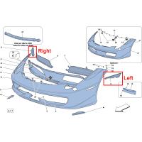 China For Ferrari 458 Italia Spider Front Right Bar Brake Intake Grille OEM 81368400 for sale