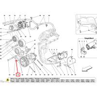 China For Ferrari California Drive Belt OEM 250070 for sale