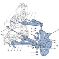 China For Ferrari 458 Speciale 488 Spider 488 Pista Front Right Steering Knuckles OEM 304732 for sale