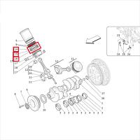 China For 458 Ferrari V8 CaliforniaT Engine Piston Rings OEM 296832 296833 323834 for sale