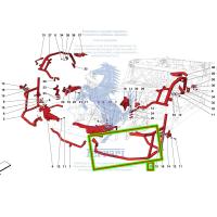 China For Ferrari F8 Spider Tributo 488 LH Front Subframe / Radiator Cage OEM 985854846 for sale
