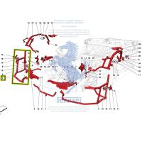 China For Ferrari F8 Spider Tributo 488 RH Front Subframe / Radiator Cage OEM 985854837 for sale