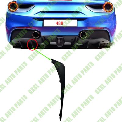 China For Ferrari 488 GTB Spider Rear Bumper LH Central Fin External Radiator Rear Fin OEM 86640200 for sale