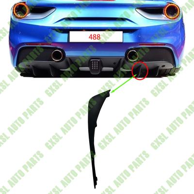 China For Ferrari 488 GTB Spider Rear Bumper RH Central Fin External Radiator Rear Fin OEM 86640300 for sale