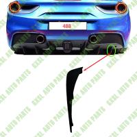 China For Ferrari 488 GTB Spider Rear Bumper RH Outer Fin External Radiator Rear Fin OEM 86640100 for sale