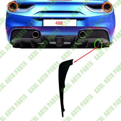 China For Ferrari 488 GTB Spider Rear Bumper RH Outer Fin External Radiator Rear Fin OEM 86640100 for sale