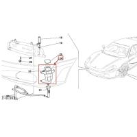 China For Ferrari F430 430 16M Headlamp Left & Right Washer Support OEM 68079200 68079100 for sale