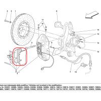 China For Ferrari California Rear Brake Pads OEM 70002811 for sale