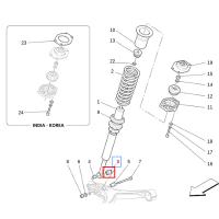 China For Ferrari 4pcs Shock Absorber Bushing Ball Joint OEM 157630 for sale