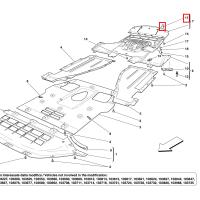 China For Ferrari California 2009-2012 Whole Rear Body Flat Bottom Section Fin OEM 80772000 for sale