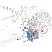 China For Ferrari 488 F12 Front Brake Pad Kit OEM 70003826 70003278 for sale