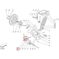 China For Ferrari 430 360 2003-2018 Front Left Axle Sway Bar End Stabilizer Link Ball Tie Rod OEM 259572 for sale