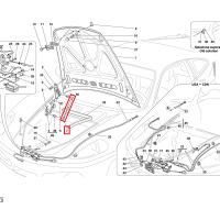 China For Ferrari F430 430 Front Cover Gas Strut OEM 80136300 for sale