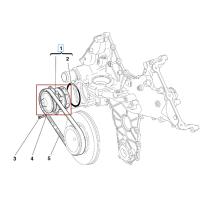 China For Ferrari California Maserati Quattroporte M139 Grancabrio Granturismo Water Pump OEM 223400 for sale