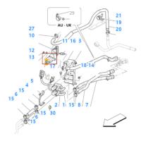 China For Ferrari California F12 458 360 599GTB Auxiliary Water Pump Water Valve OEM 65460300 for sale