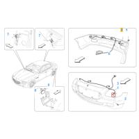 China For Ferrari F12 612 Cilindri , Maserati Quattroporte M139 Front And Rear Bumper Radar Parking Sensor OEM 191532 for sale