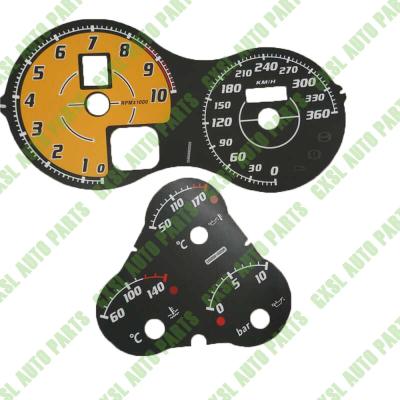 China For Ferrari F430 2005-2009 Scuderia Spider Dashboard Panel Mph or KM/H Upgrade Racing Yellow (US Regular Version) for sale