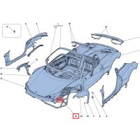 China For Ferrari 458 Bracket Right Headlight Fastener Bracket OEM 82534000 for sale