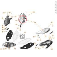 China For Mclaren MP4-12C White Style Front Right Headlight Assembly (Used) OEM 11A4056CP for sale