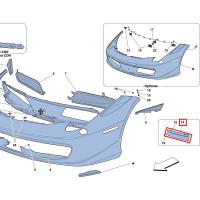 China For Ferrari 458 Front License Plate Bracket Installation OEM 83435500 for sale