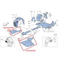 China For Ferrari 458 Front Left & Right Underbody Guard Car Accessories OEM 84407600 84407500 for sale