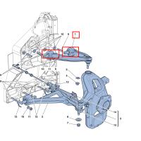 China For Ferrari 458 488 F12 California Front Upper Suspension Bushing OEM 248758 248760 for sale