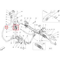 China For Maserati Quattroporte 2014-2017 Ghibli 2014 V6 3.0L Power Steering Pump OEM 268447 7611332155 for sale