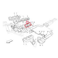 China For Maserati Grancabrio/Granturismo Ferrari F458 F360 F430 California F599 Rear Lambda Sensor Oxygen Sensor OEM 180915 0258006196 for sale