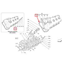 China For Maserati Quattroporte M139 Granturismo GT GranCabrio Engine Valve Cover Gasket OEM 211219 211220 for sale