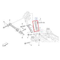 China For Maserati Levante (2017+) Rear Suspension Control Arm OEM 670032016 for sale